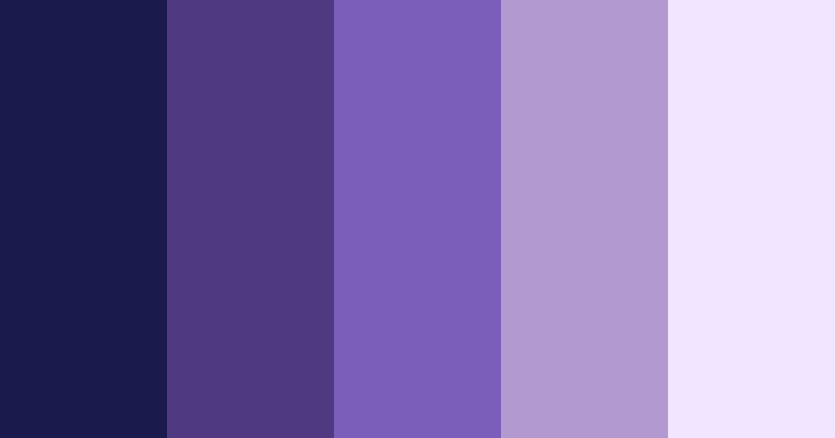 Purple Night Dream Color Palette