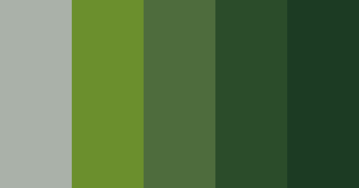 Green Forest Color Palette
