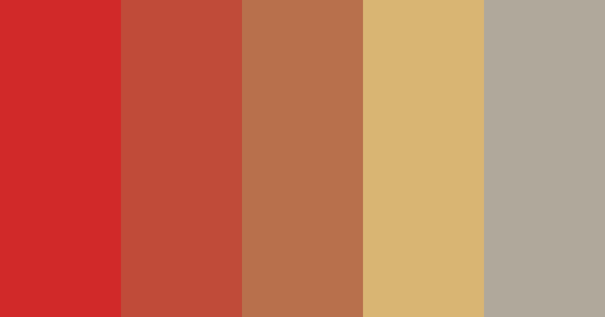 Earthy Red Color Palette