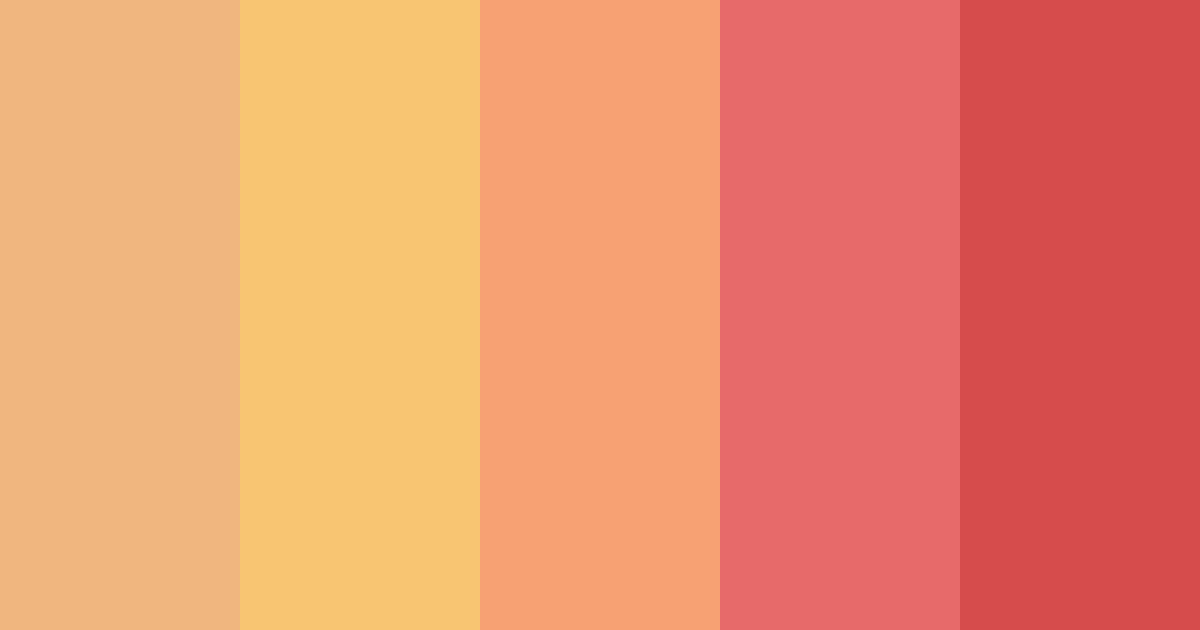 Manipulative Orange Color Palette