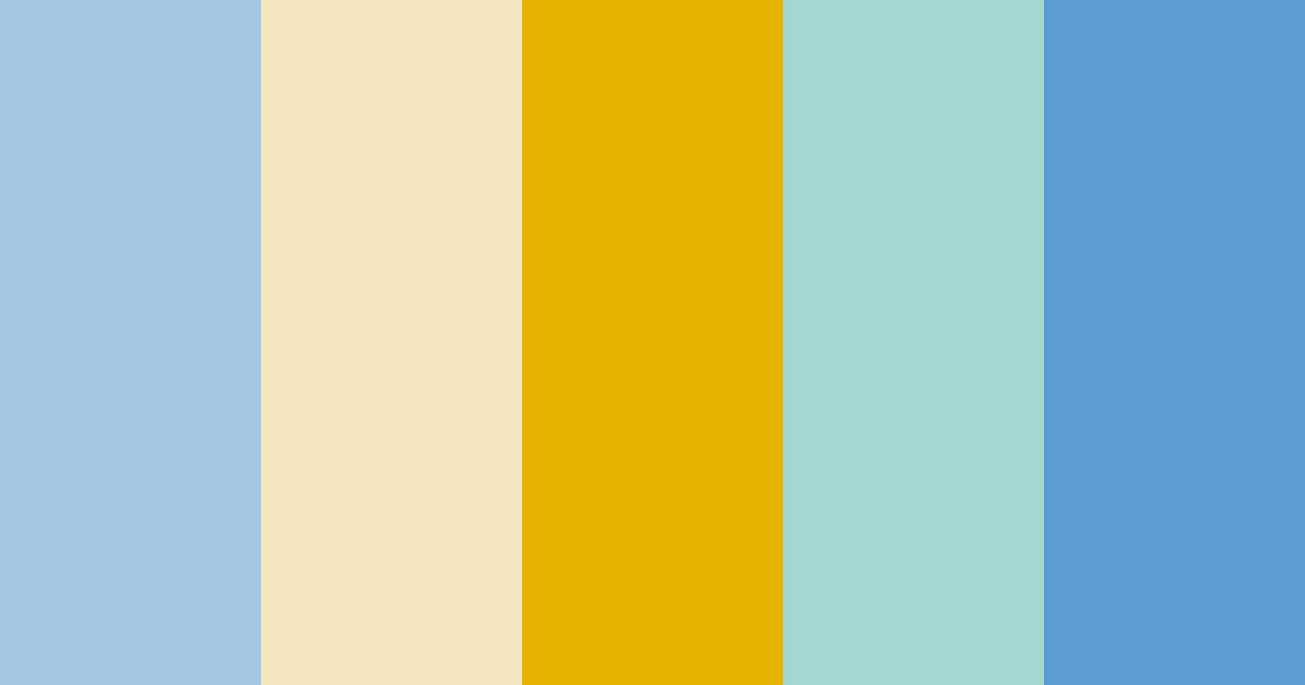 Paleta de colores Blue Shyness
