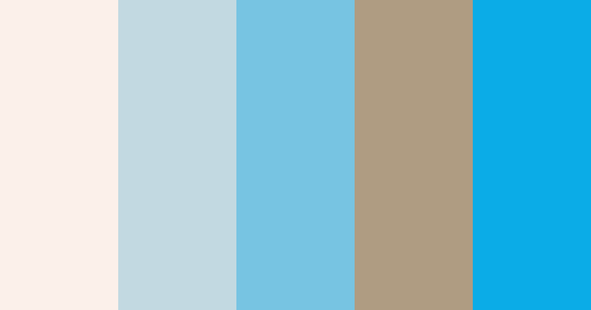 Serenity by the Shore Color Palette