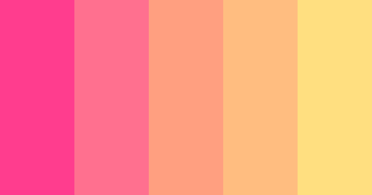 Pink Sunset Color Palette