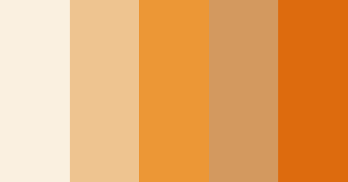 Sunlit Honey Orchard Color Palette