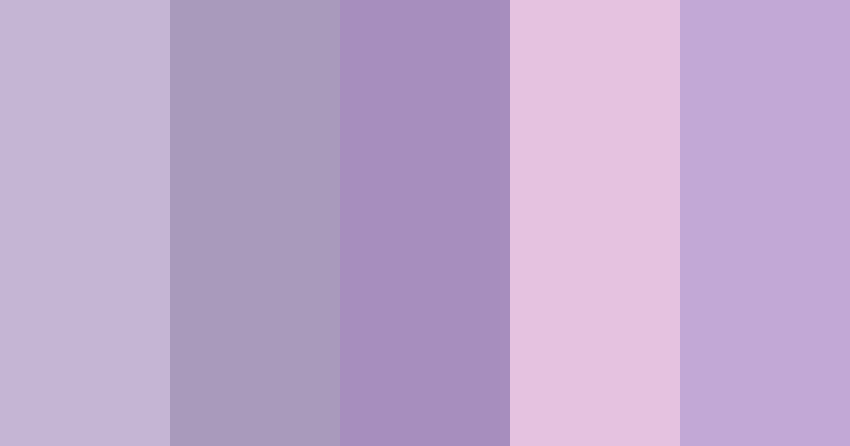 Lavender Gray Shades Color Palette