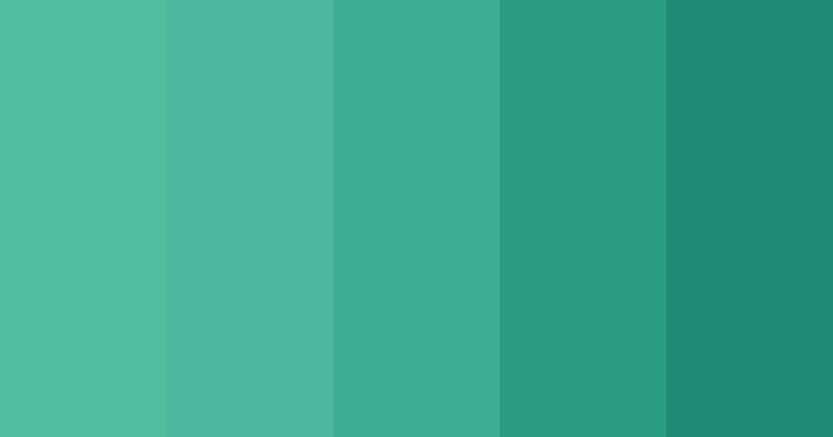 Paleta de colores Emerald Shades