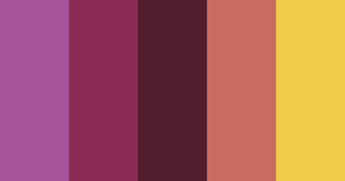 Paleta de colores Regal Pink