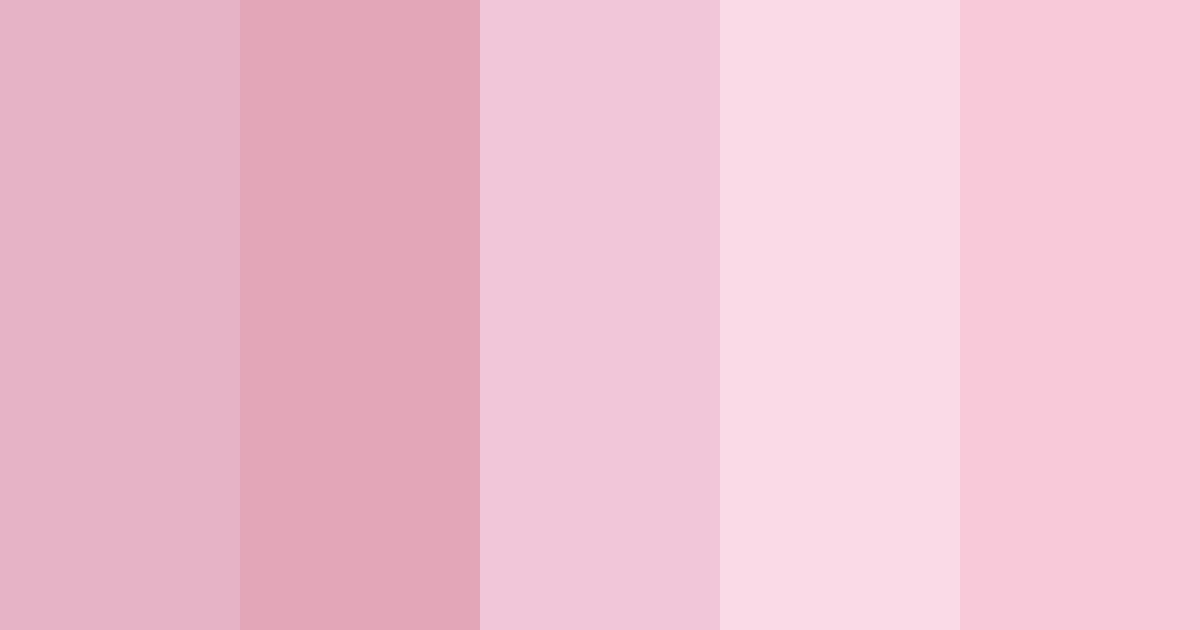 Paleta de colores Pink Elegance