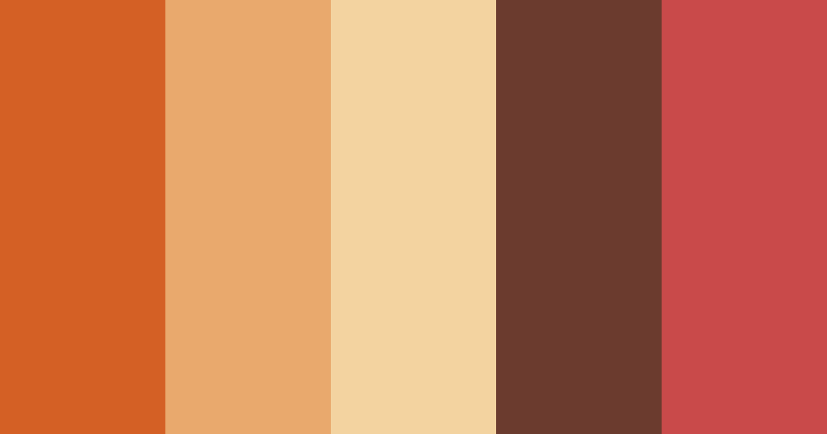Paleta de colores Ginger Brown