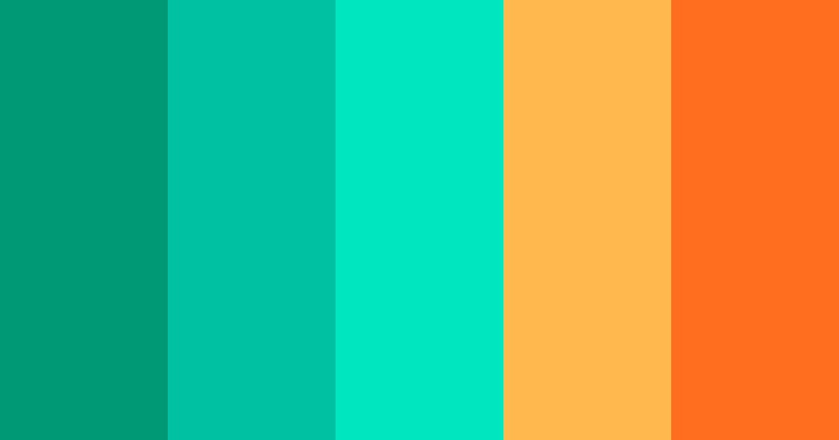 Paleta de colores Tropical Serenity