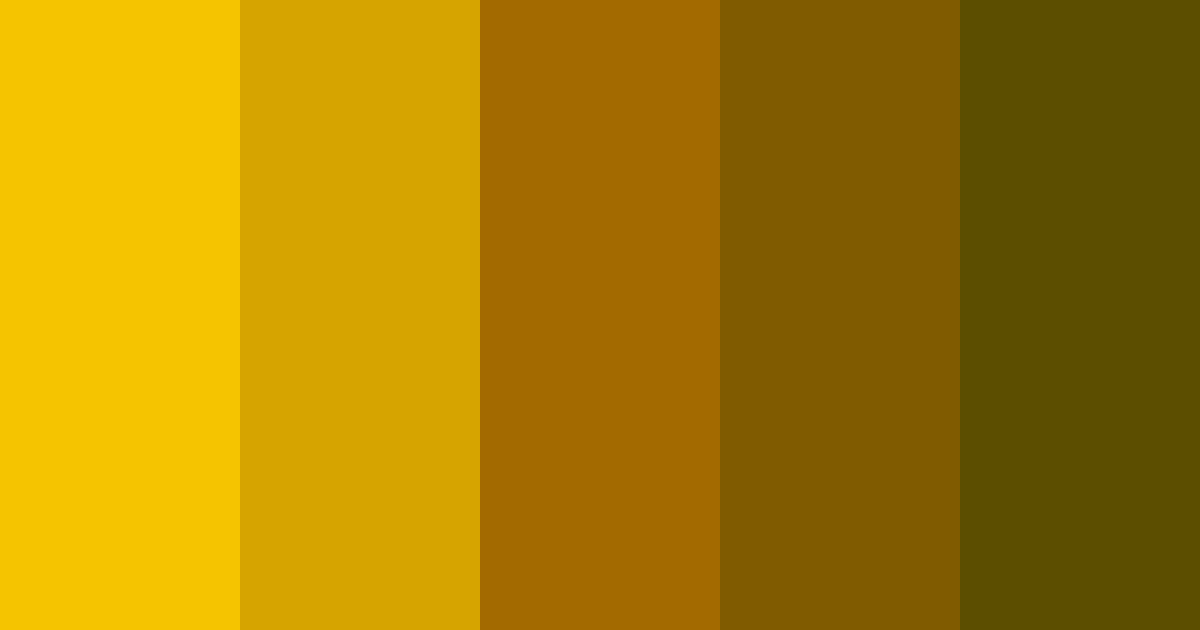 Paleta de colores Golden Harmony