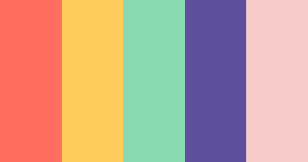 Paleta de colores Coral Sunset