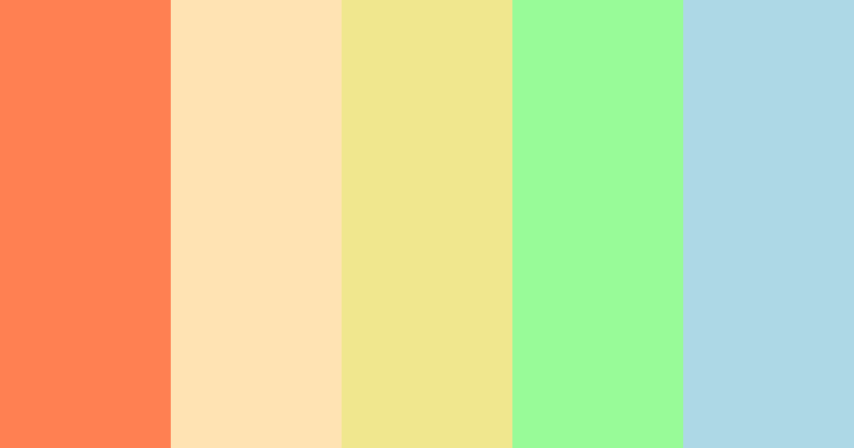 Paleta de colores Coral Sunset
