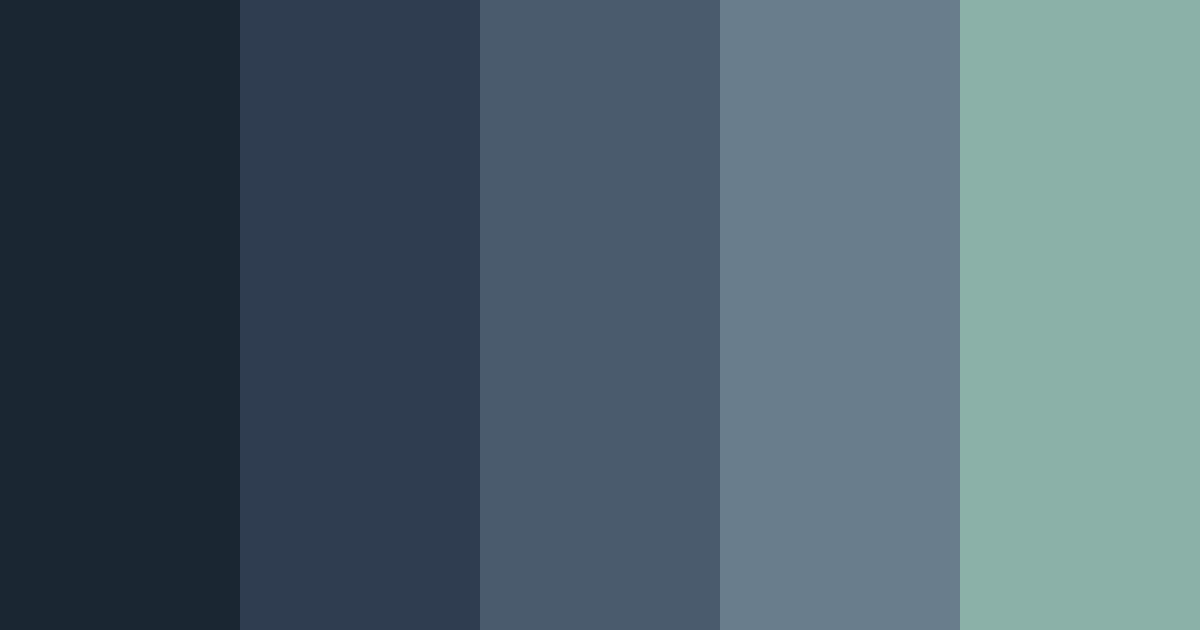 Paleta de colores Shades of Blue