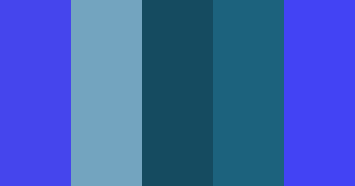 Paleta de colores Oceanic Twilight Dreamscape
