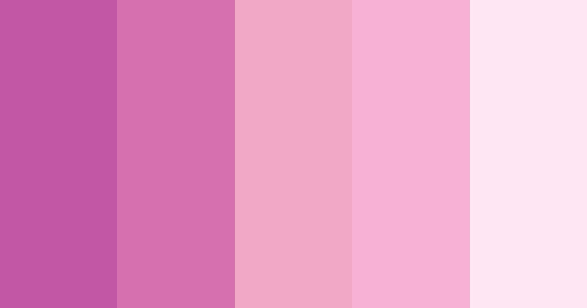 Paleta de colores Pink Garden