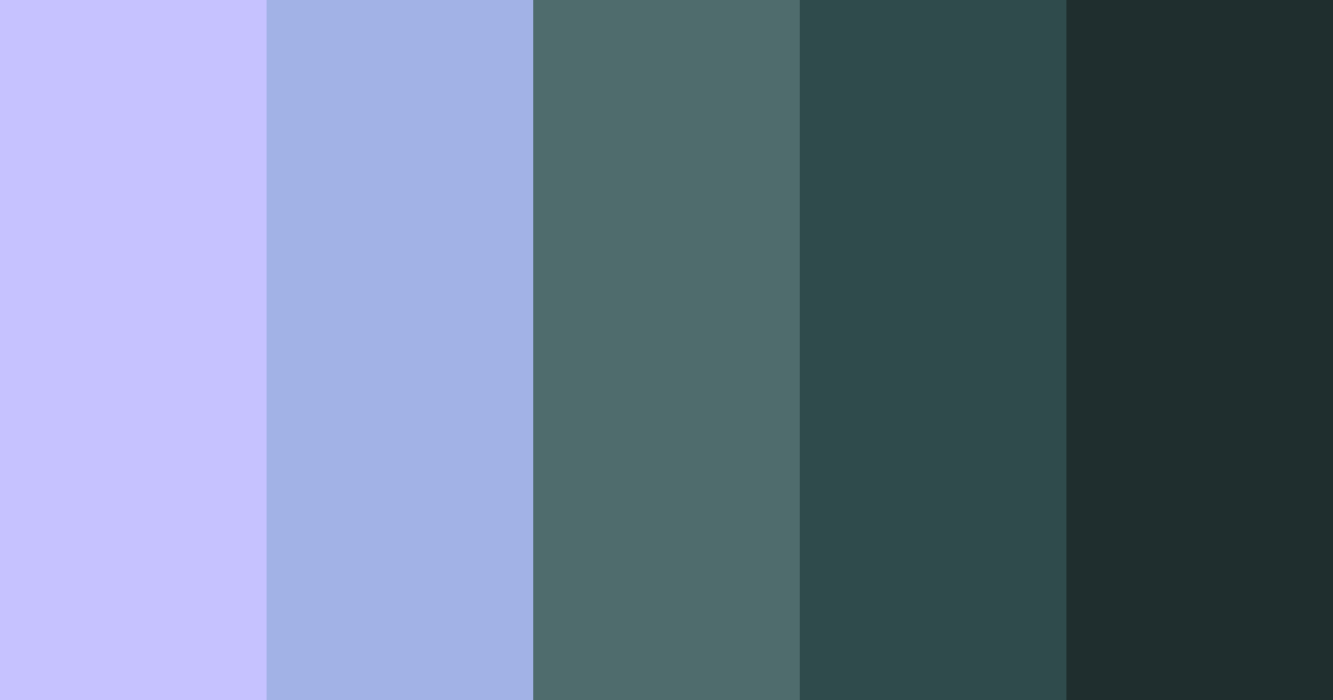 Paleta de colores Shades of Blue