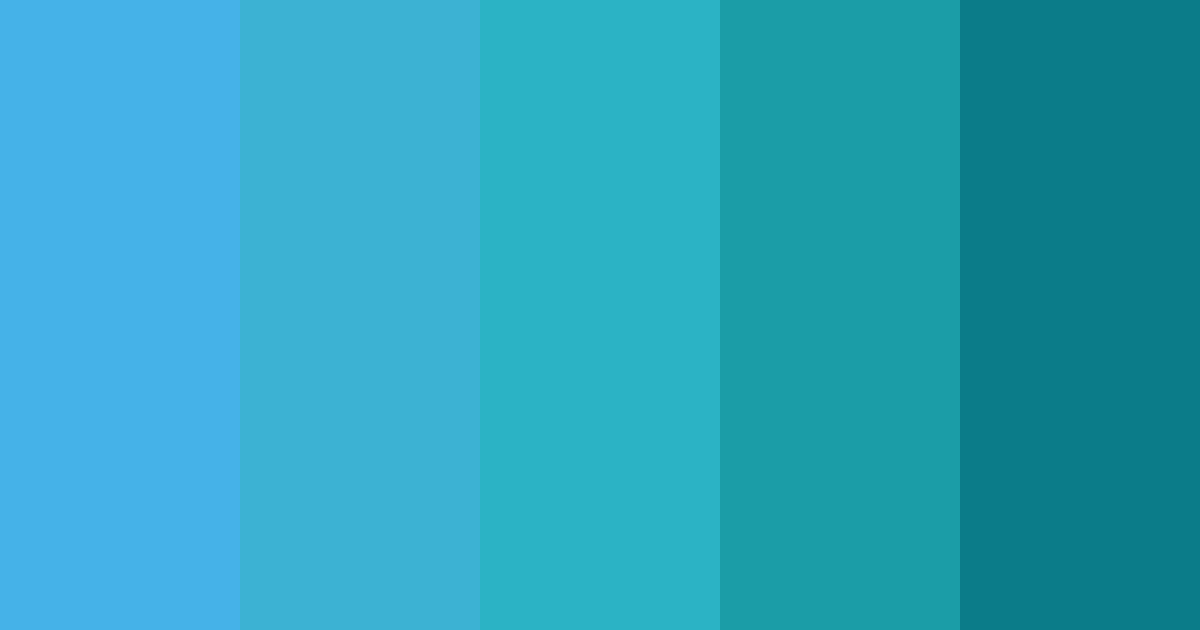 Paleta de colores Aqua Serenity