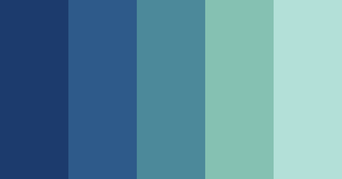 Paleta de colores Oceanic Serenity