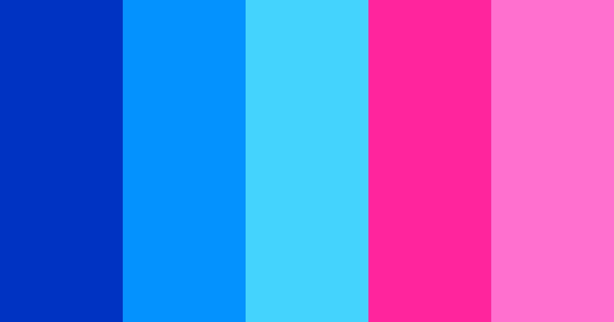 Paleta de colores Electric Sunset