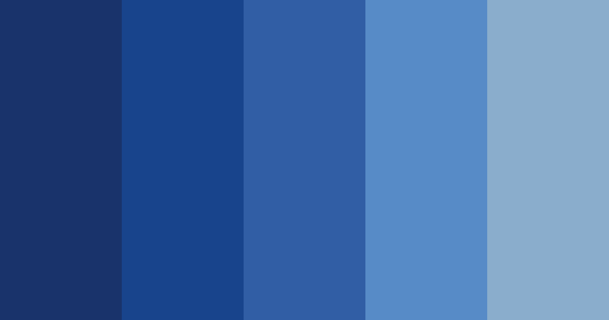 Paleta de colores Oceanic Depths