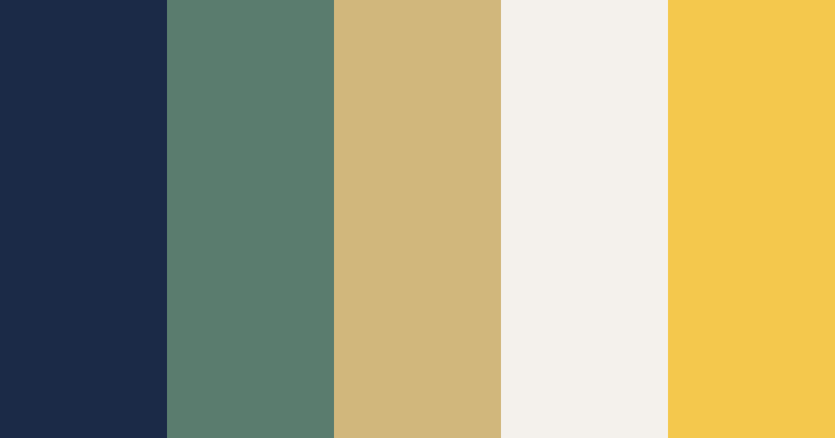 Paleta de colores Marine Green