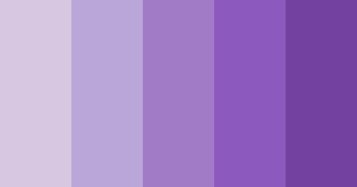 Lavender Dreams Color Palette