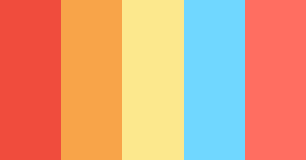 Paleta de colores Poppy Sunset