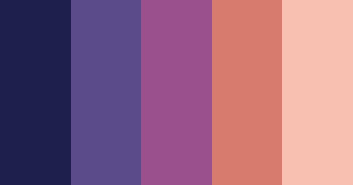 Paleta de colores Twilight Purple