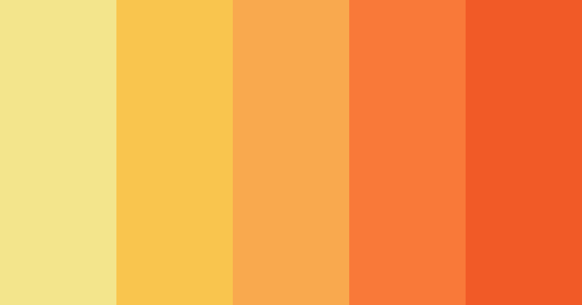 Paleta de colores Sunset Harvest