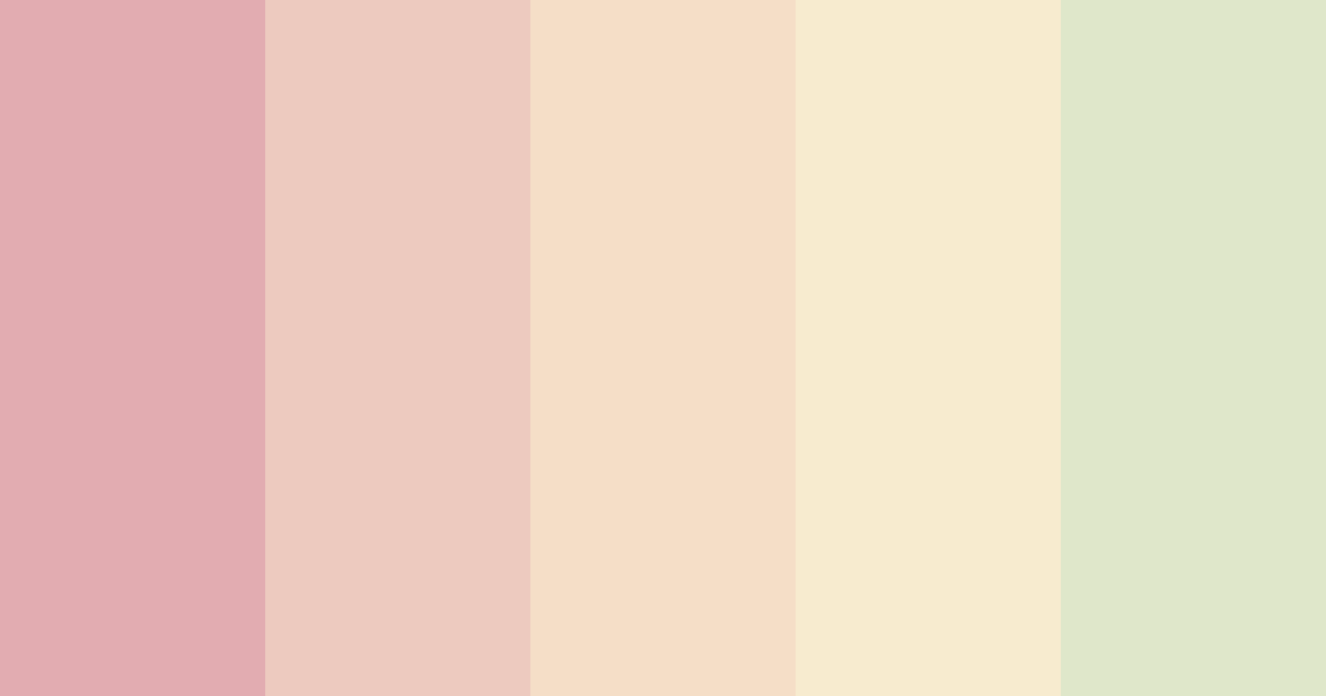 Paleta de colores Shades of Red to Green