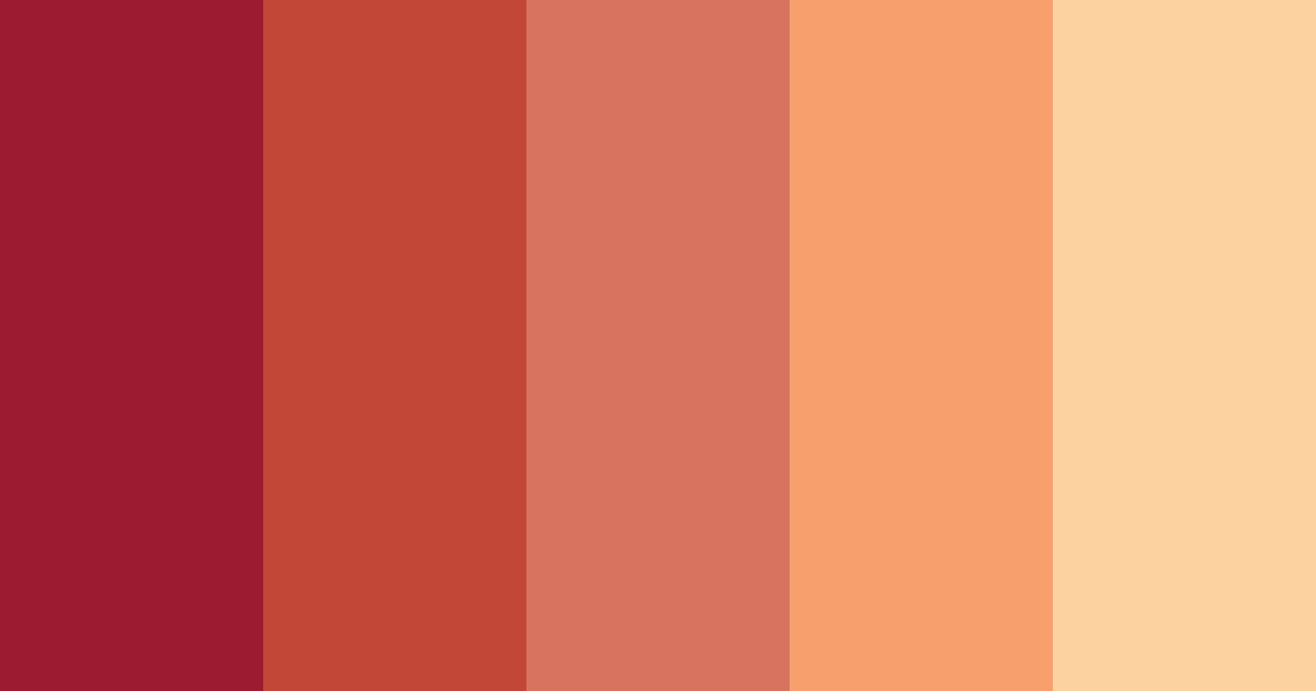 Paleta de colores Crimson Echoes