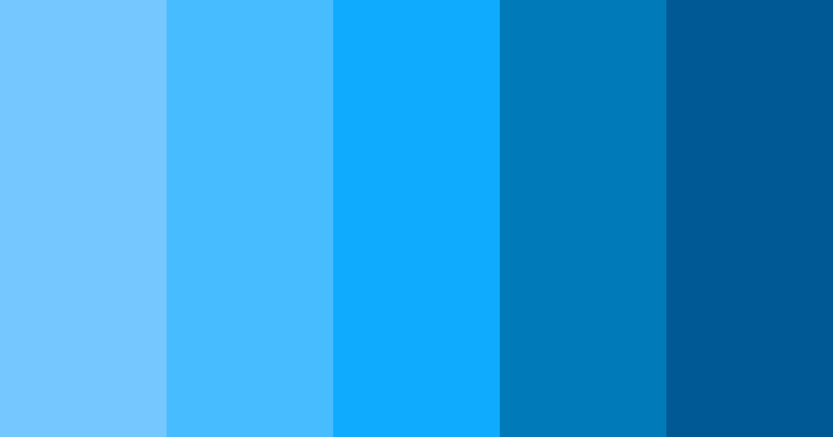 Paleta de colores Frozen Blue