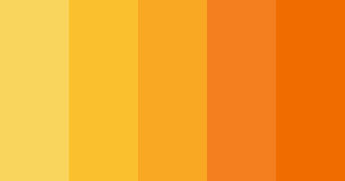 Paleta de colores Golden Sunset Gradient