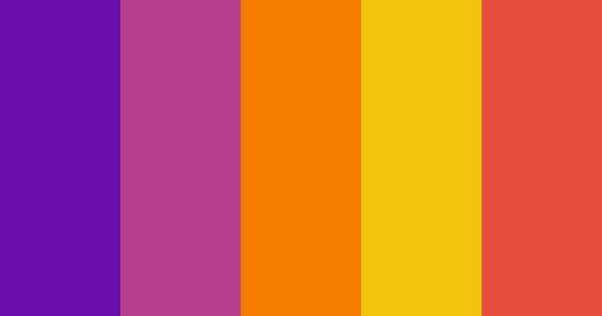 Paleta de colores Sinister Blooms