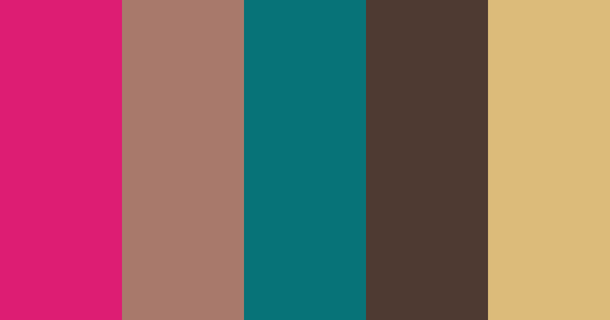 Paleta de colores "Seductive Earth Tones"
