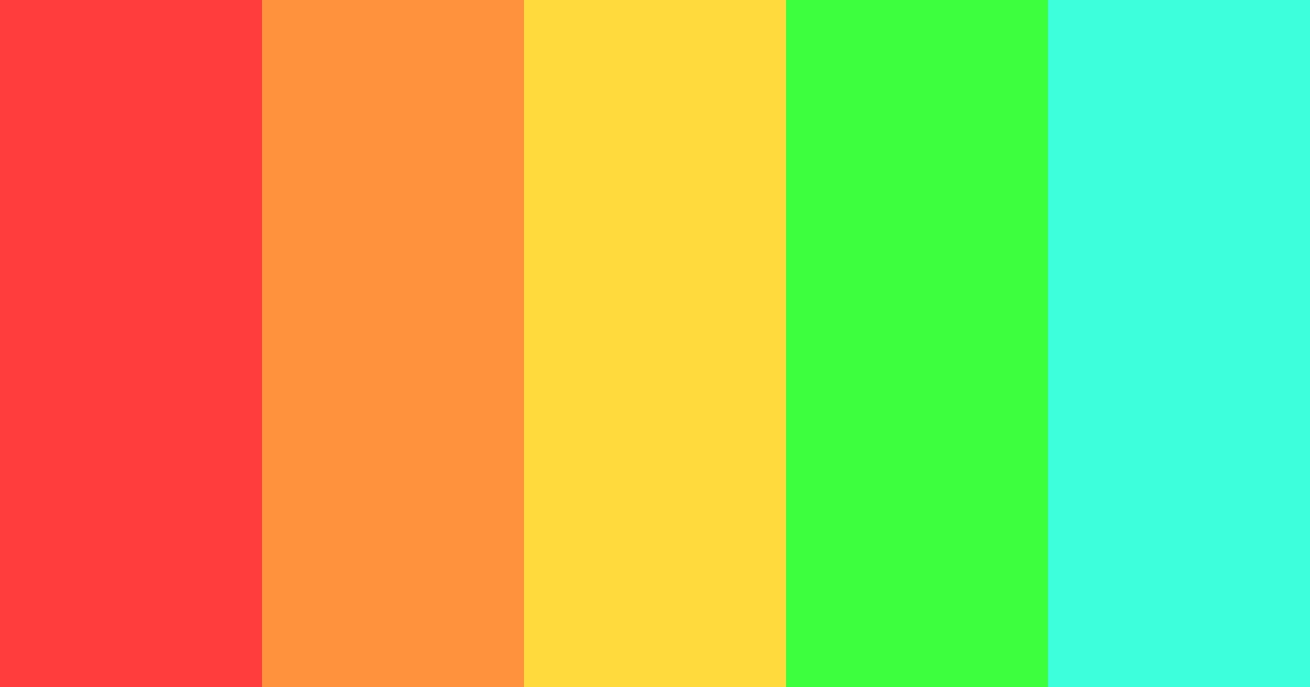 Vibrant Red Color Palette