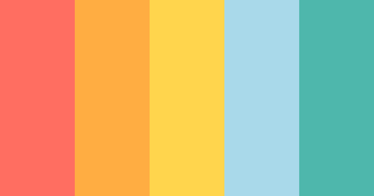 Paleta de colores Coastal Sunset Vibes