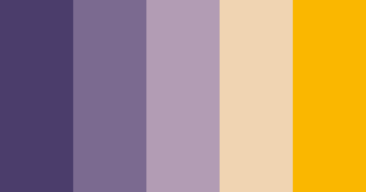 Paleta de colores Purple Quill