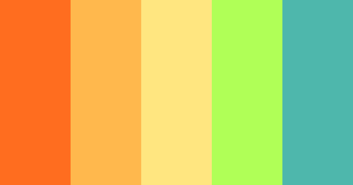 Paleta de colores Vibrant Orange
