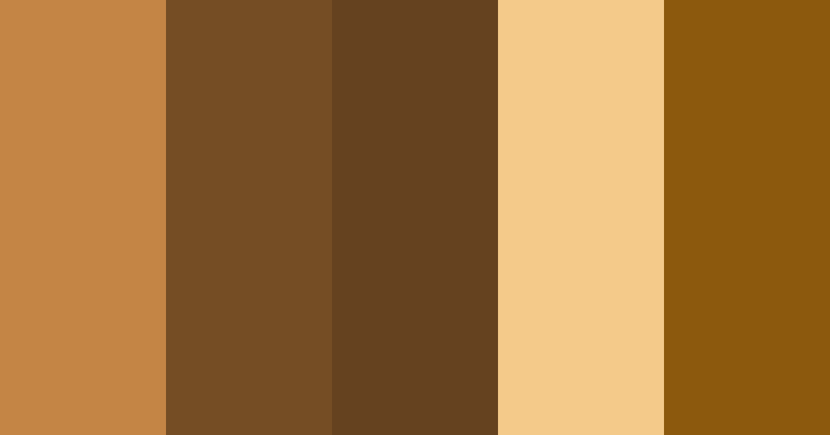 Paleta de colores Autumn Ember Harmony