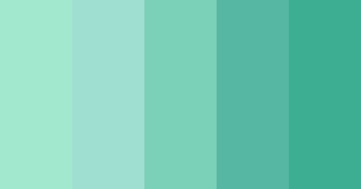 Paleta de colores Minty Fresh