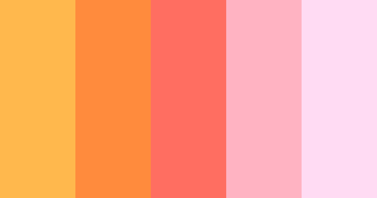 Paleta de colores Sunset Serenade