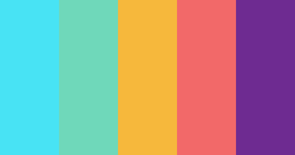 Paleta de colores Celestial Citrus Splash