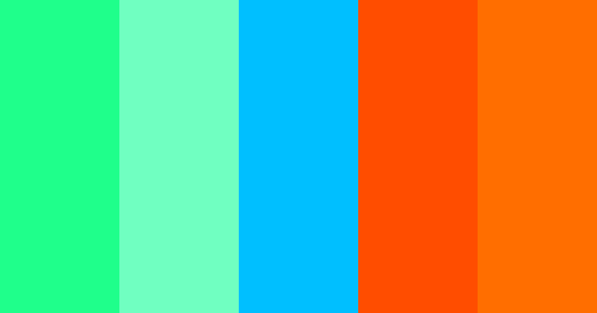 Paleta de colores Electric Dreamscape
