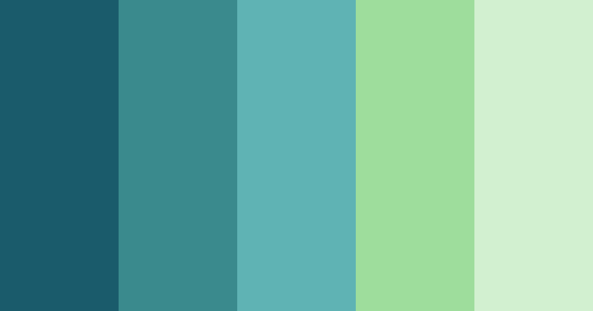 Paleta de colores Oceanic Harmony