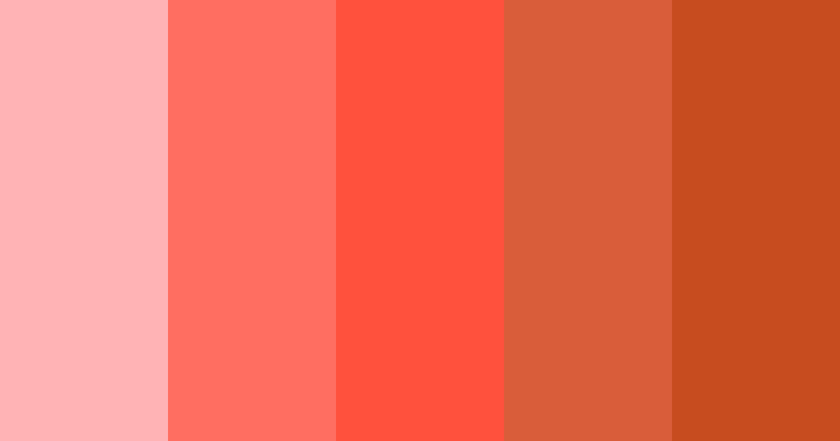 Paleta de colores Twilight Ember