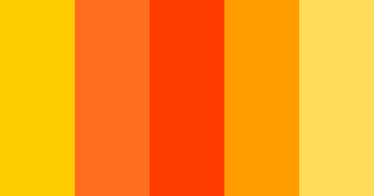 Paleta de colores Bright Yellow