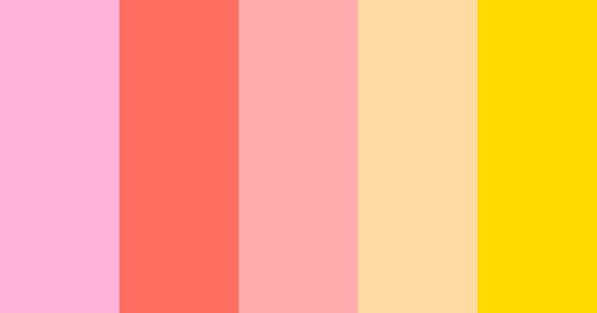 Paleta de colores Pink Cute