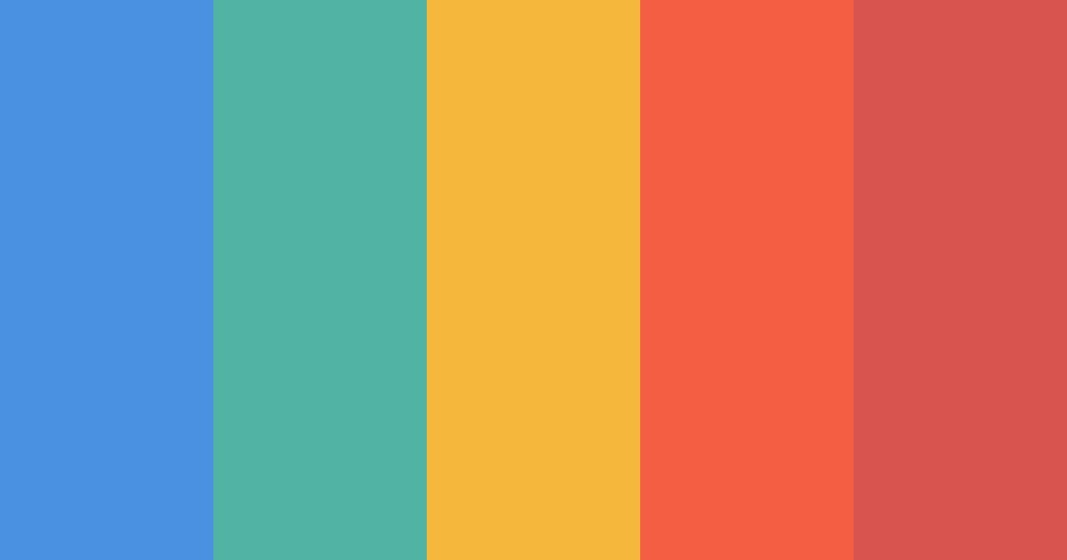 Paleta de colores Focused Blue